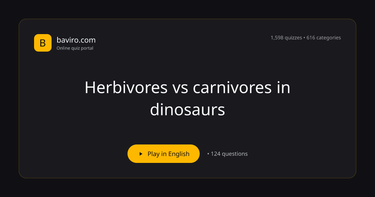 Herbivores vs carnivores in dinosaurs | Baviro.com